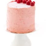 Soft Vanilla Cake with Raspberry Buttercream - Baking-Ginger