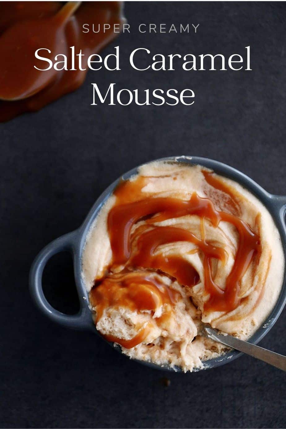 Creamy Salted Caramel Mousse - Baking Ginger