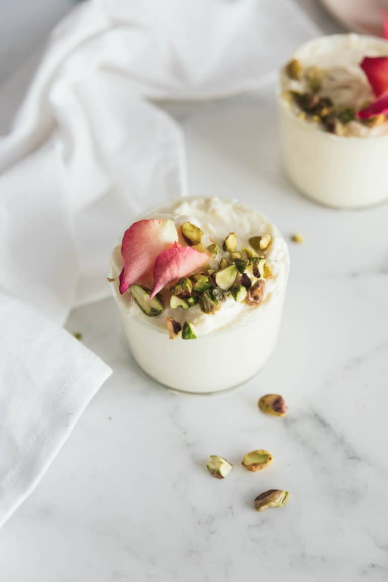 White Chocolate & Rose Mousse - Baking Ginger