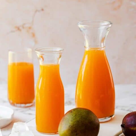 Homemade Mango Nectar - Baking Ginger